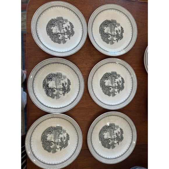 Wm Adams | Dining | Wm Adams Sons Real English Ironstone Minuet Dinner ...